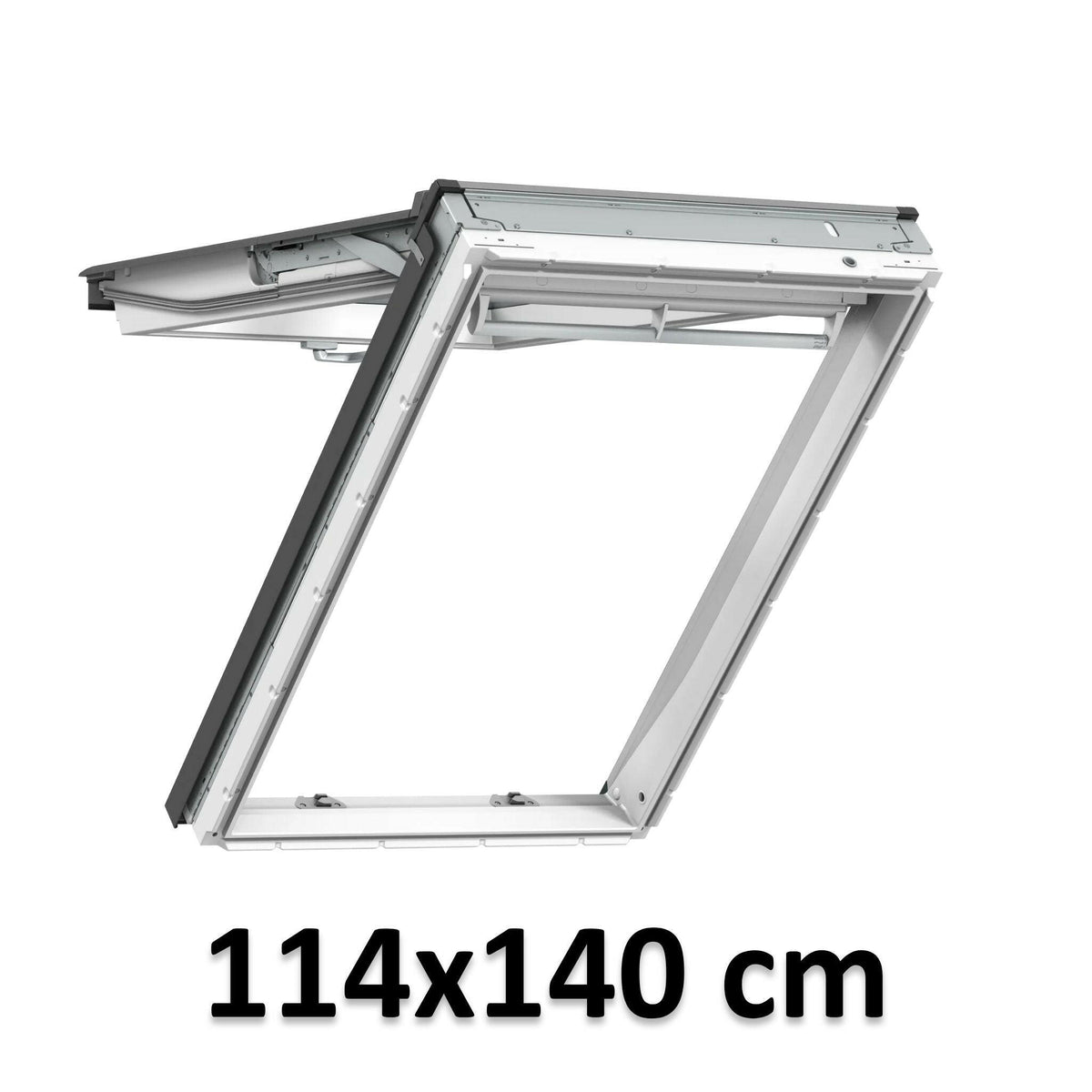 114x140 cm VELUX GPU SK08 0062 Manual Top-Hung Roof Window | White Pol ...