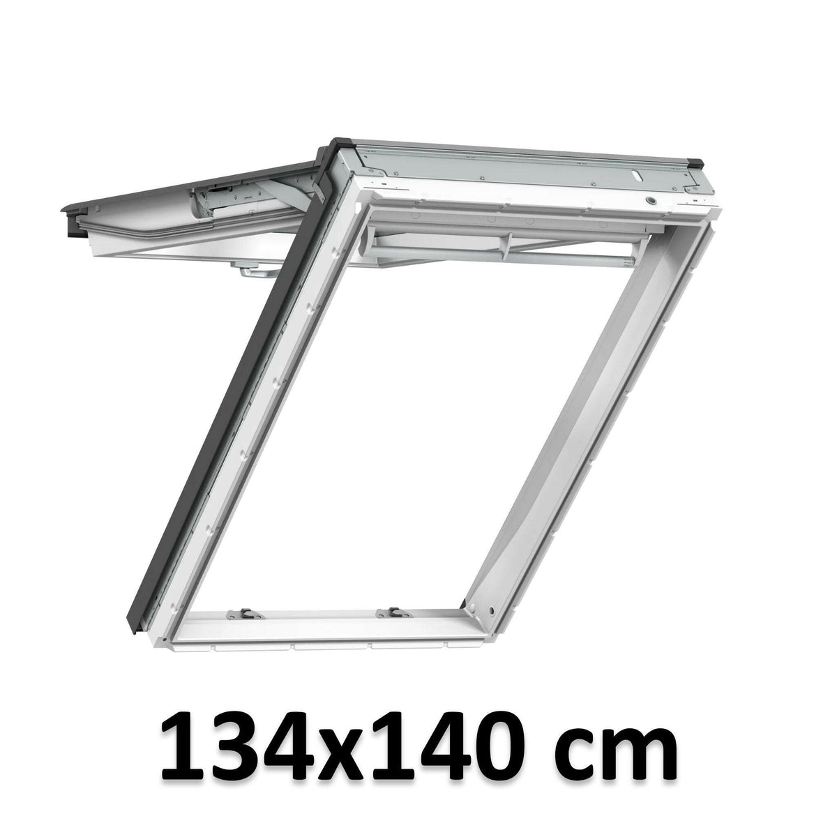 134x140 cm VELUX GPU UK08 0066 Manual Top-Hung Roof Window | White Pol ...