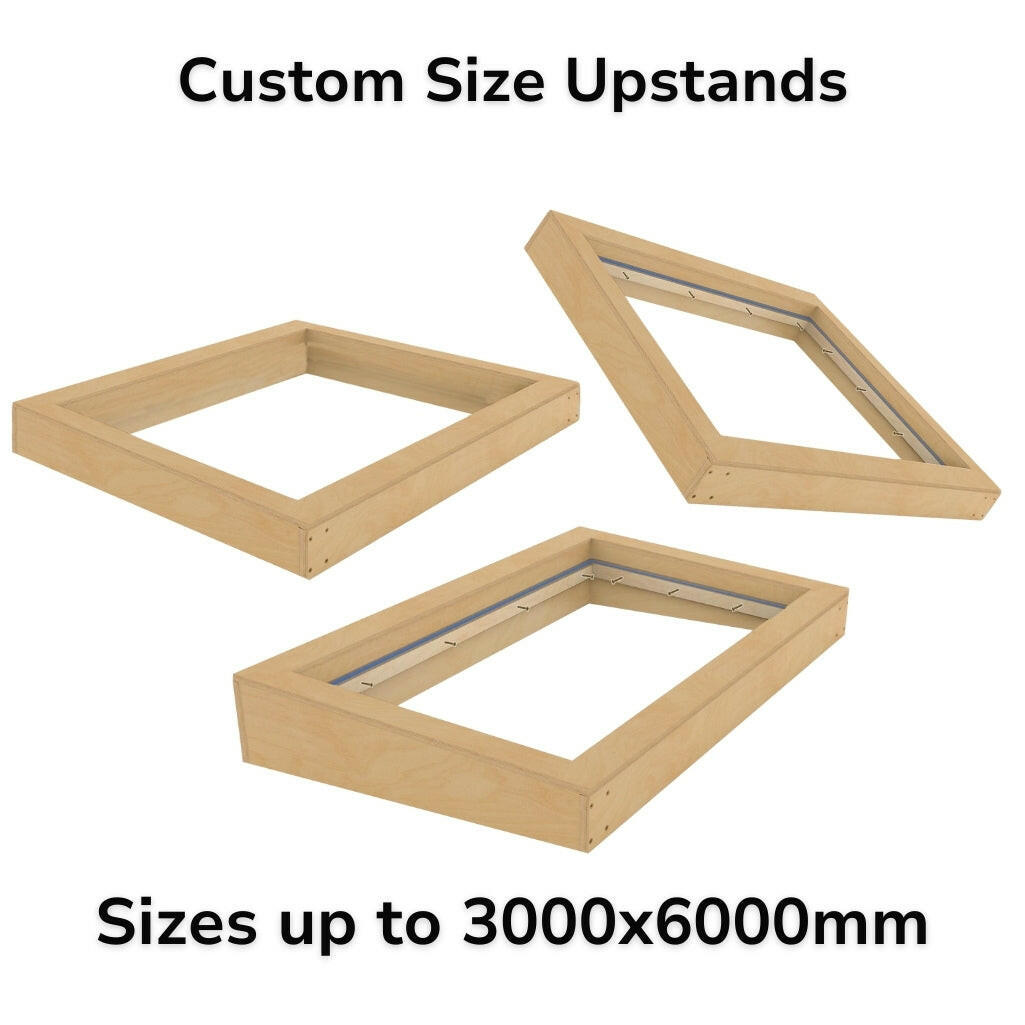 Custom Size Insulated Upstand for Flat/Pitched Roof Skylights & Roof L ...